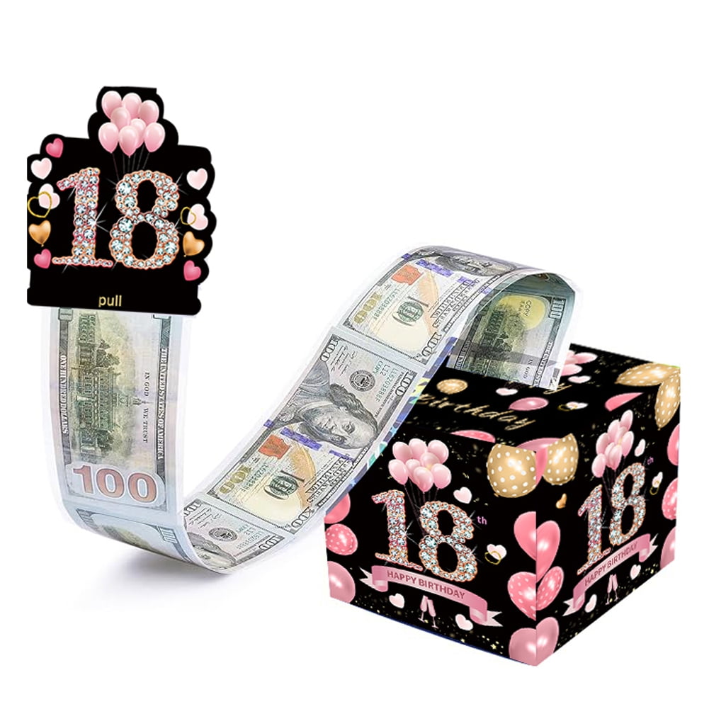 Birthday Cash Box Unique Cash Gift Surprise Money Gift Boxes for Teens ...