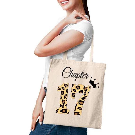Birthday Chapter 17Th Birthday Leopard Great Crown Tote Bag - Walmart.com