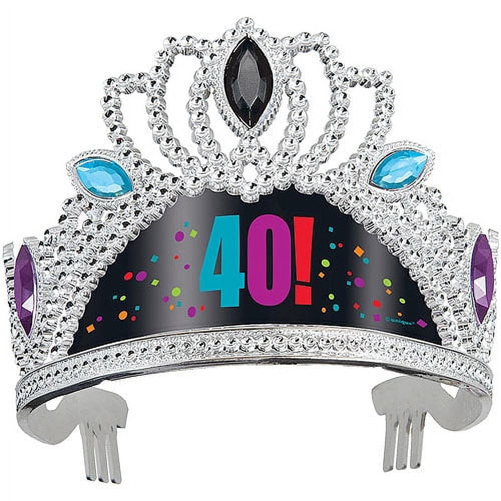 Birthday Cheer 40th Birthday Tiara - Walmart.com