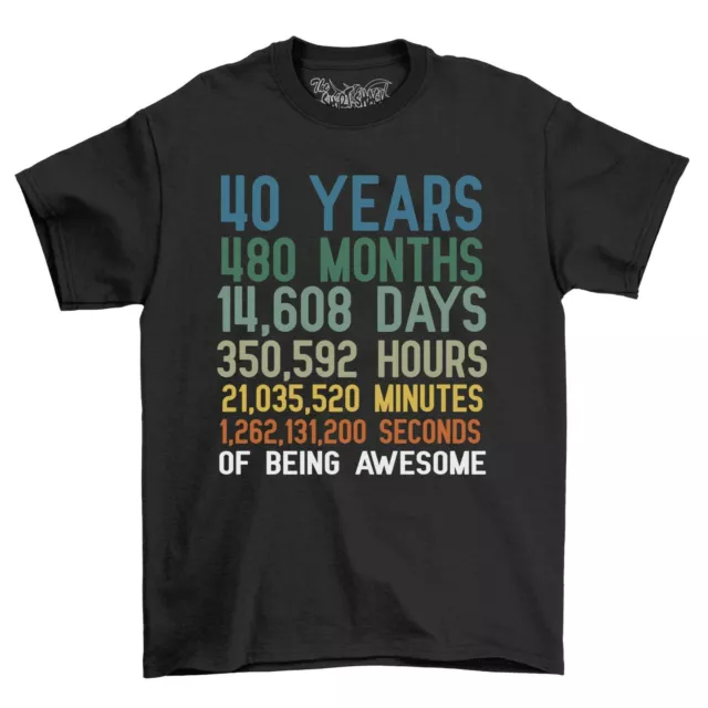 Birthday Countdown Timer T-Shirt Fun Men'S Shirt 30Th 40Th 50Th 60Th ...