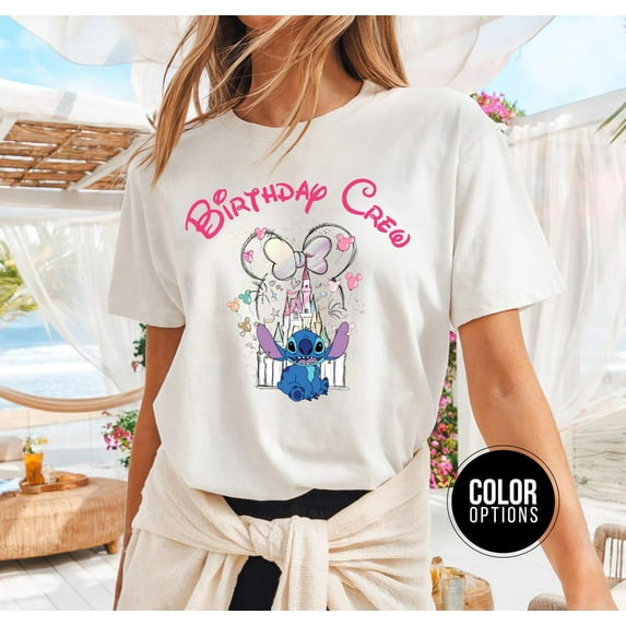 Birthday Crew Family T-Shirts: Cartoon Castle Theme Park Outfits All ...