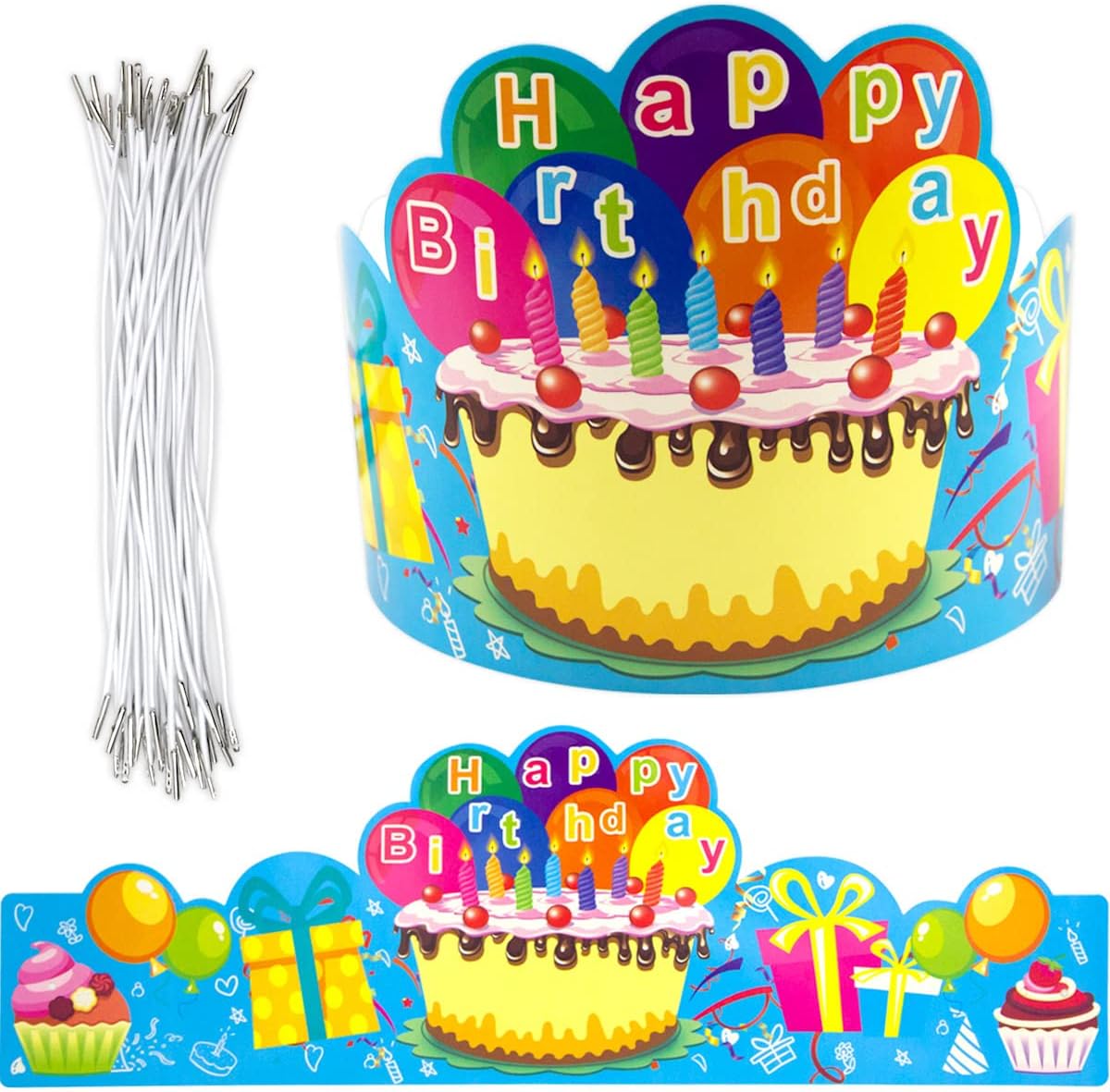 Birthday Crowns for Kids Family Birthday Classroom School VBS Party ...