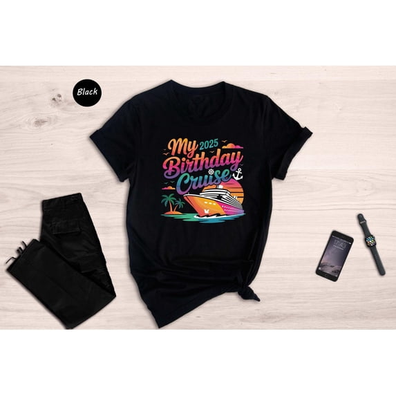 Birthday Cruise T-Shirt, Family Cruise Group Tee - Walmart.com