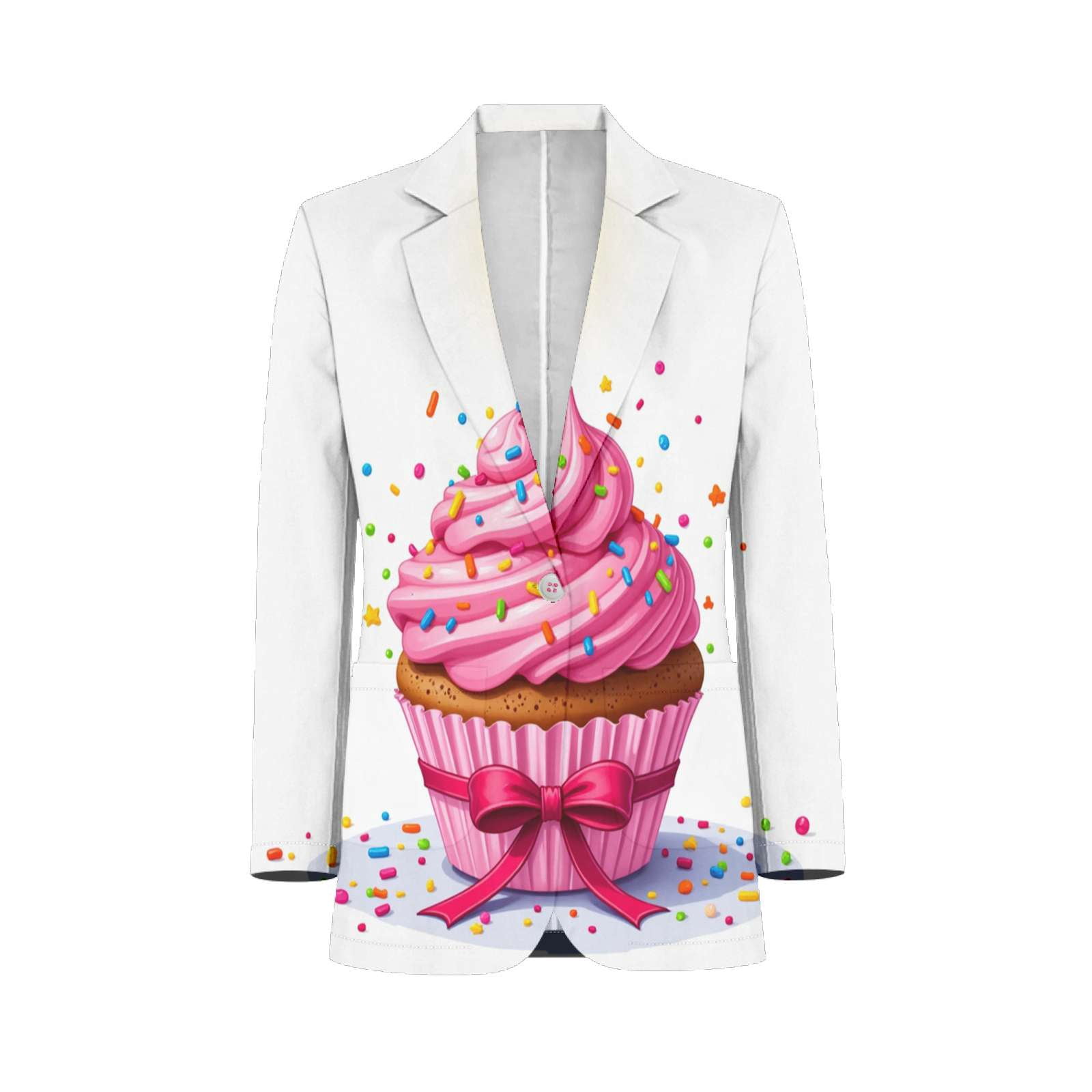Birthday Cupcake With Lit Candle Mens Suits Shawl Collar Slim Fit Suit ...