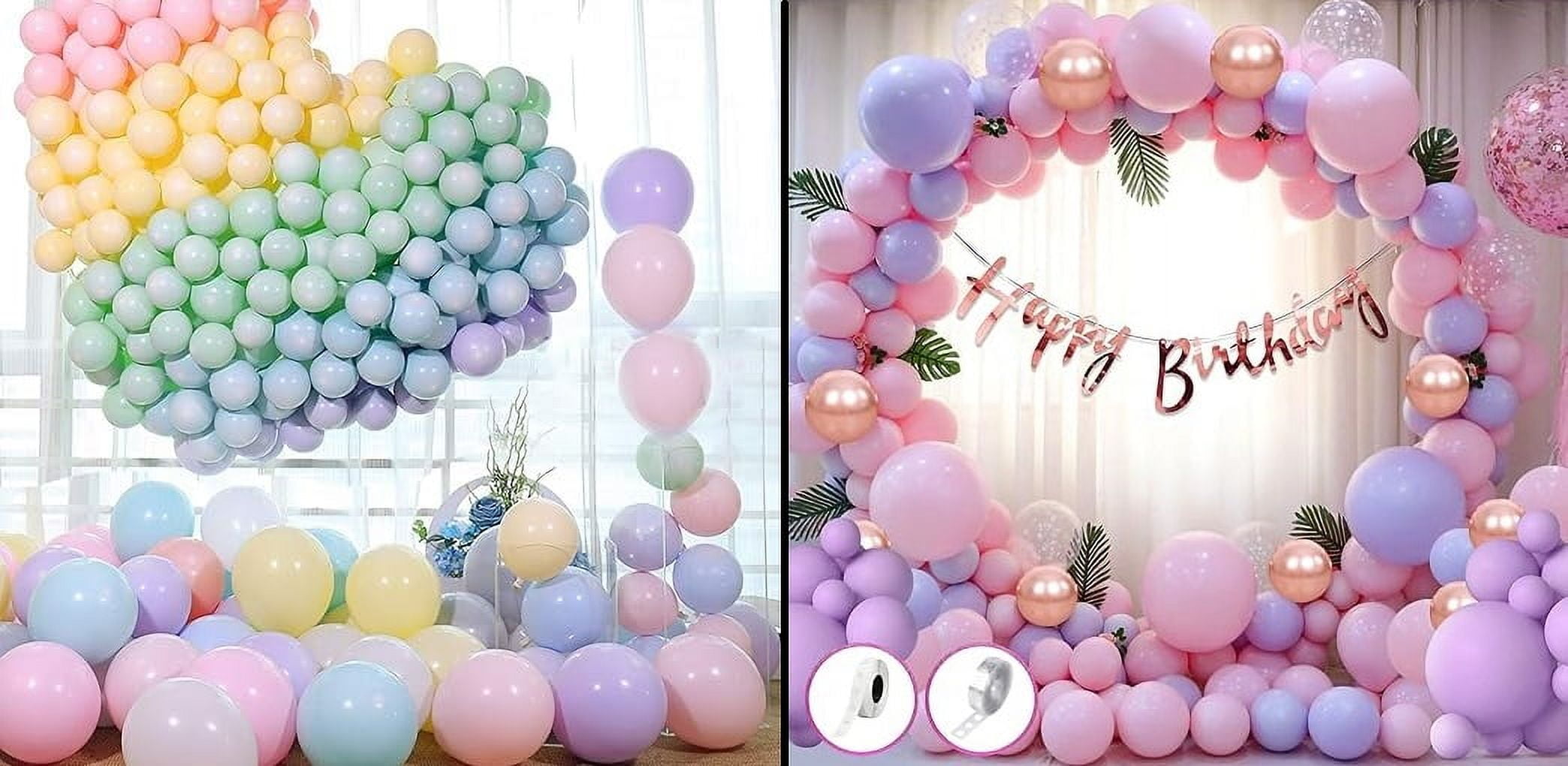 Birthday Decoration Items - 60 Pcs Balloons Birthday Decorations for ...