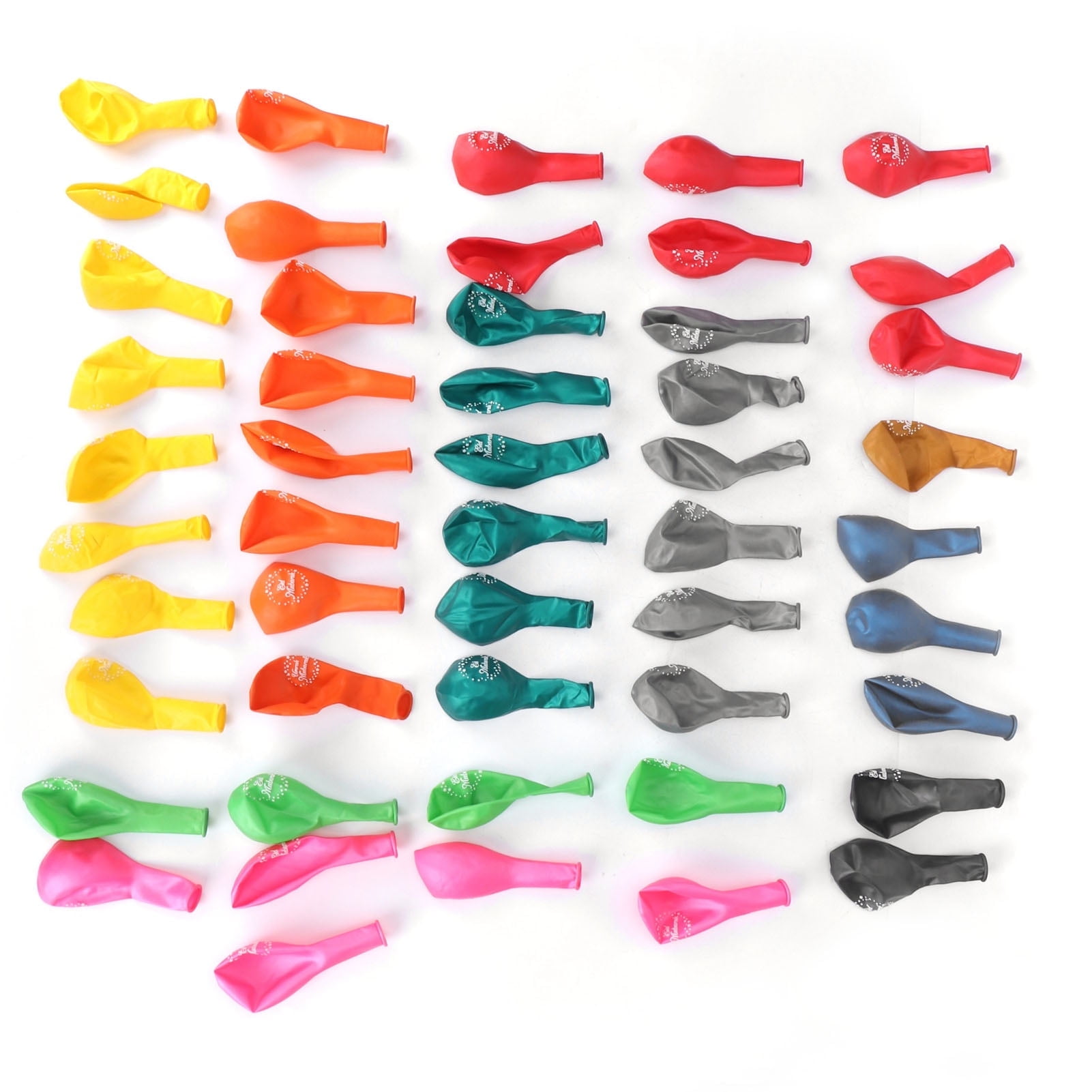 Birthday Decoration, Multicolor Balloons Non- Latex Balloons Mixed ...