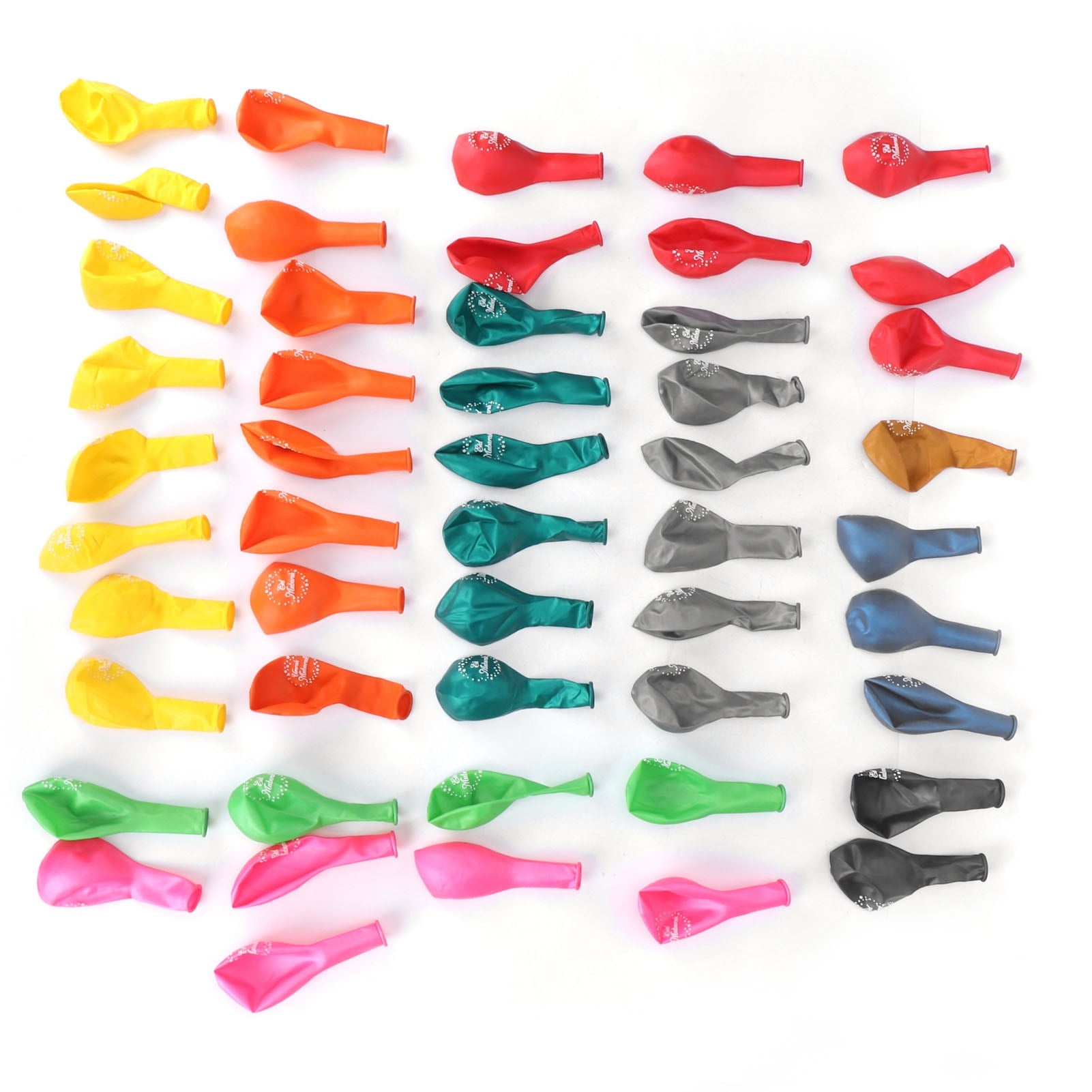 Birthday Decoration, Multicolor Balloons Non- Latex Balloons Mixed ...