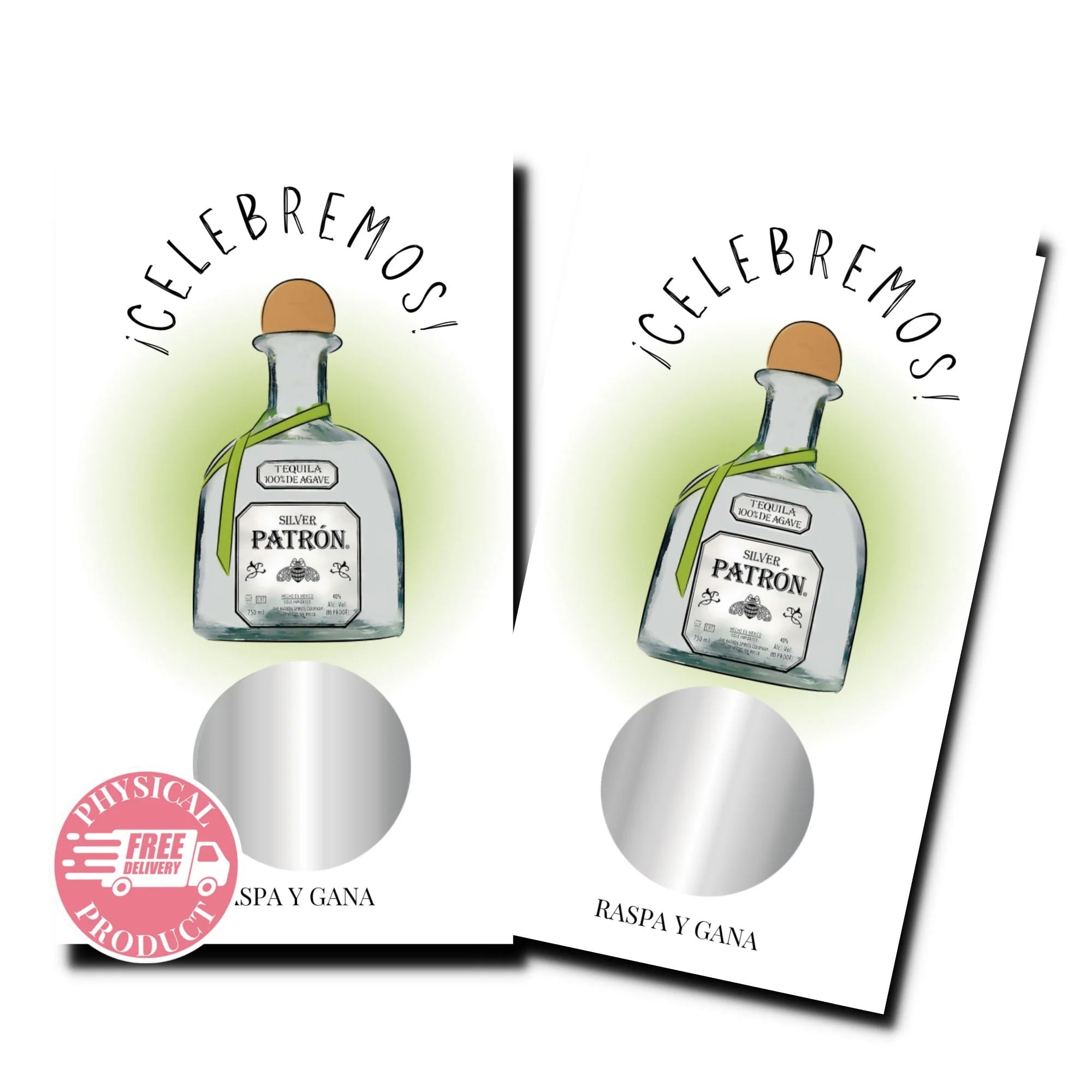 Birthday Decorations Gifts And Games - "Patron" - Scratch Off Cards In ...