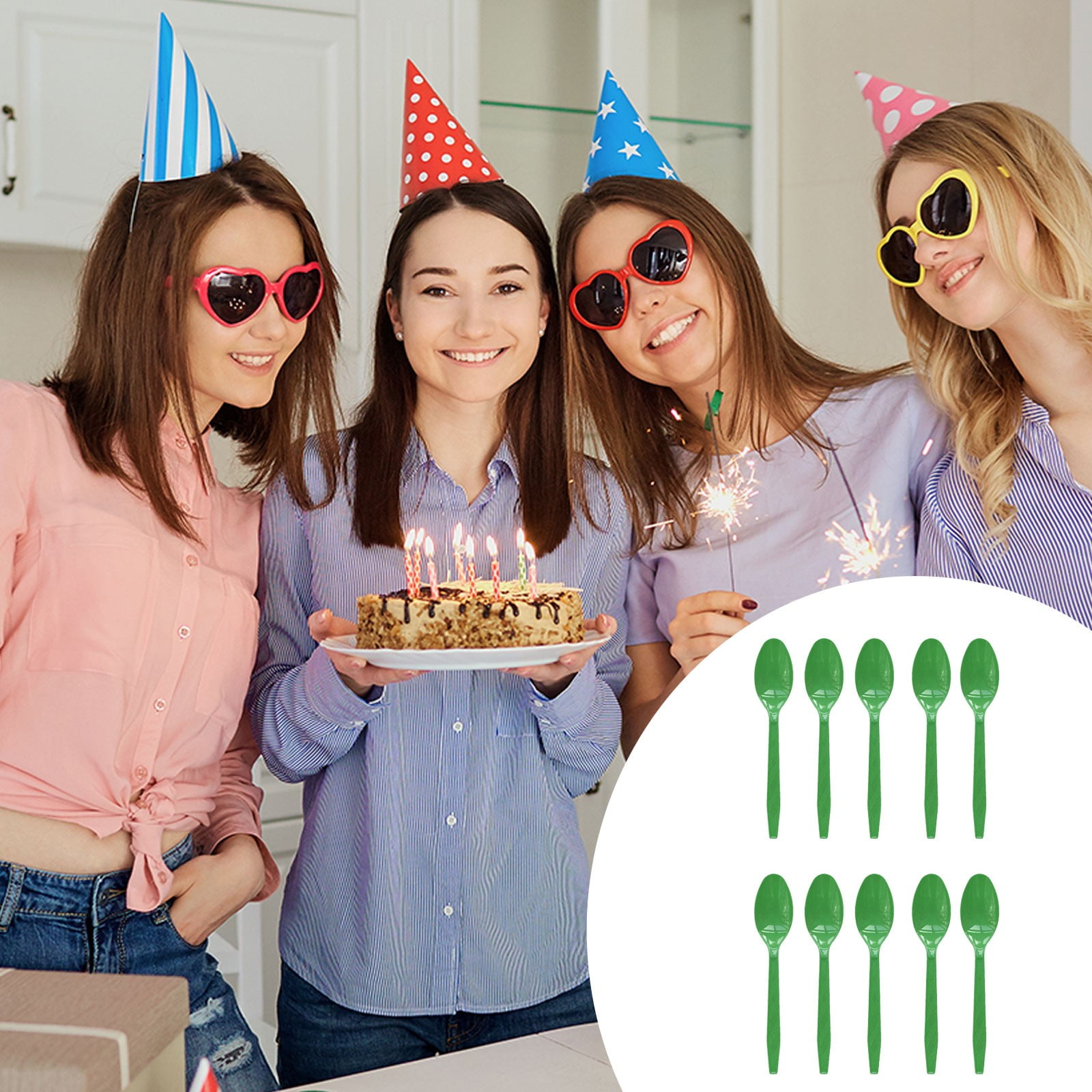 Birthday Decorations Set - Happy Birthday Dessert Napkins & Forks ...