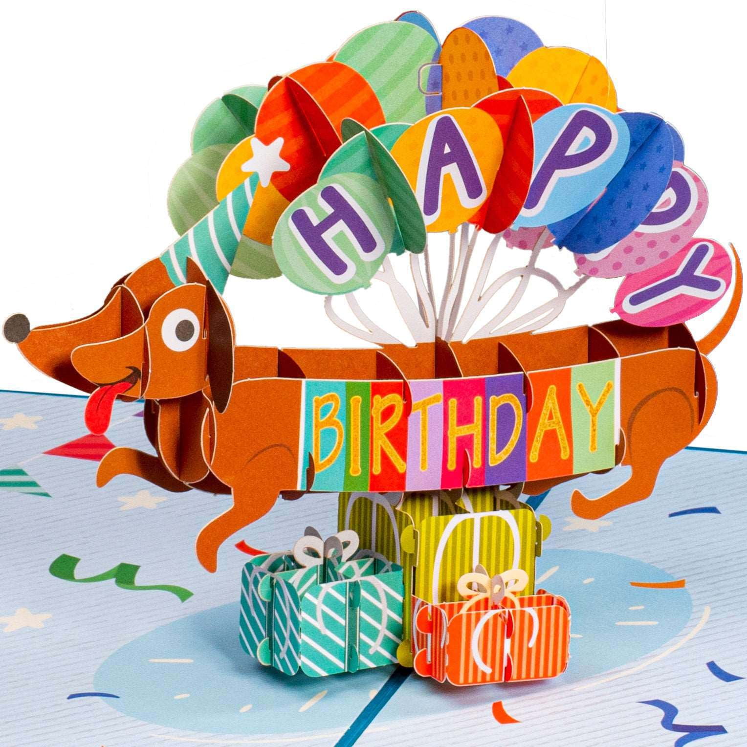 Birthday Dog Pop Up Card - Walmart.com