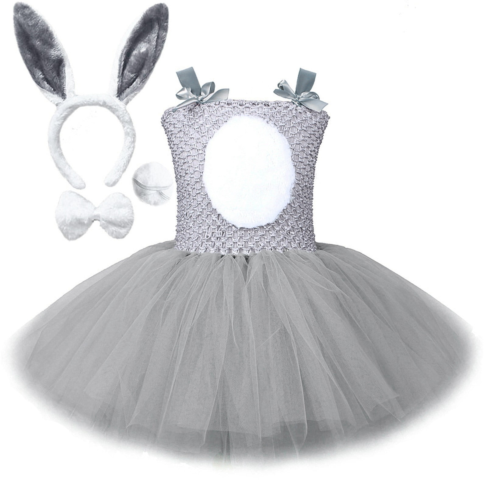 Birthday Dress for Girls Summer Sleeveless Girls Princess Tutu Dress ...