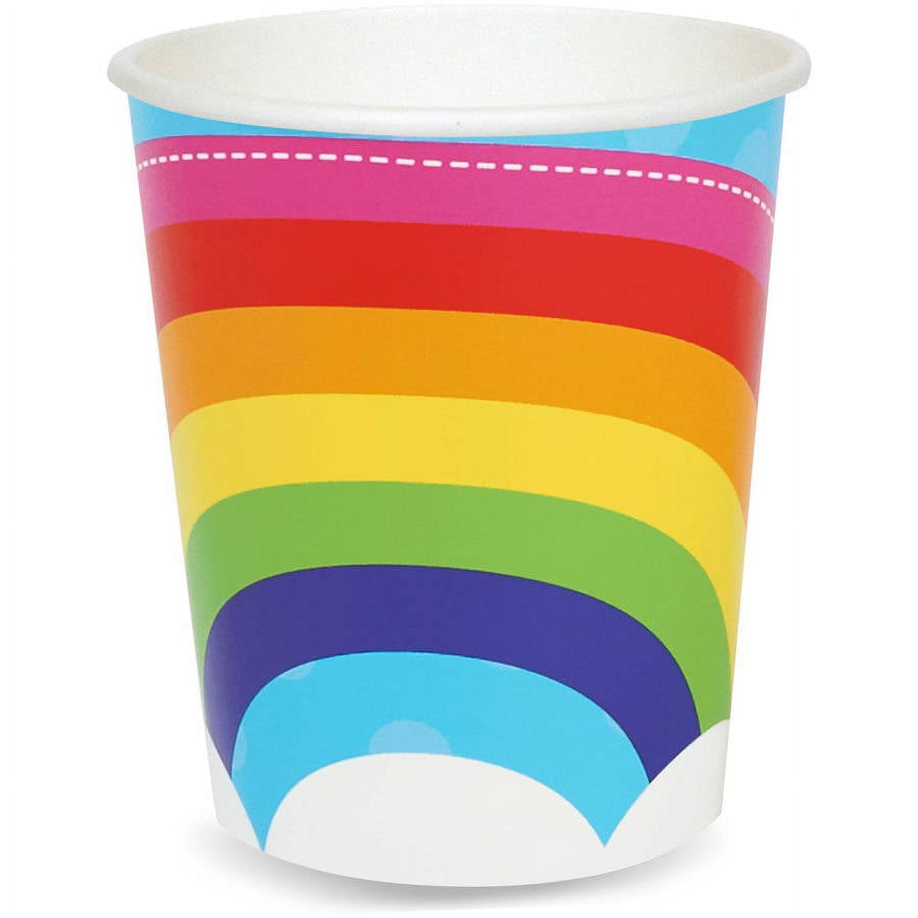 Birthday Express Multi-color Rainbow Paper Party Supply Sets, (8 Pieces ...