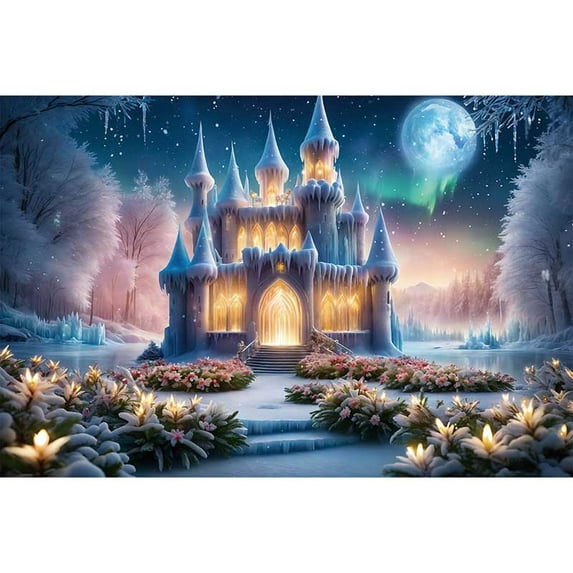 Birthday Fairy ss Castle Backdrop Child Party Studio Photography ...