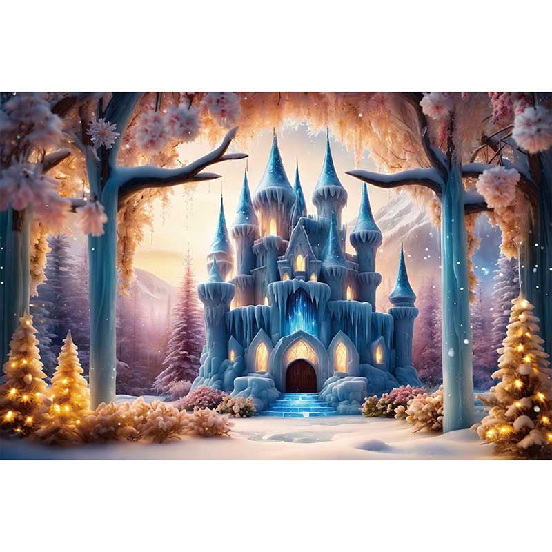 Birthday Fairy ss Castle Backdrop Child Party Studio Photography ...