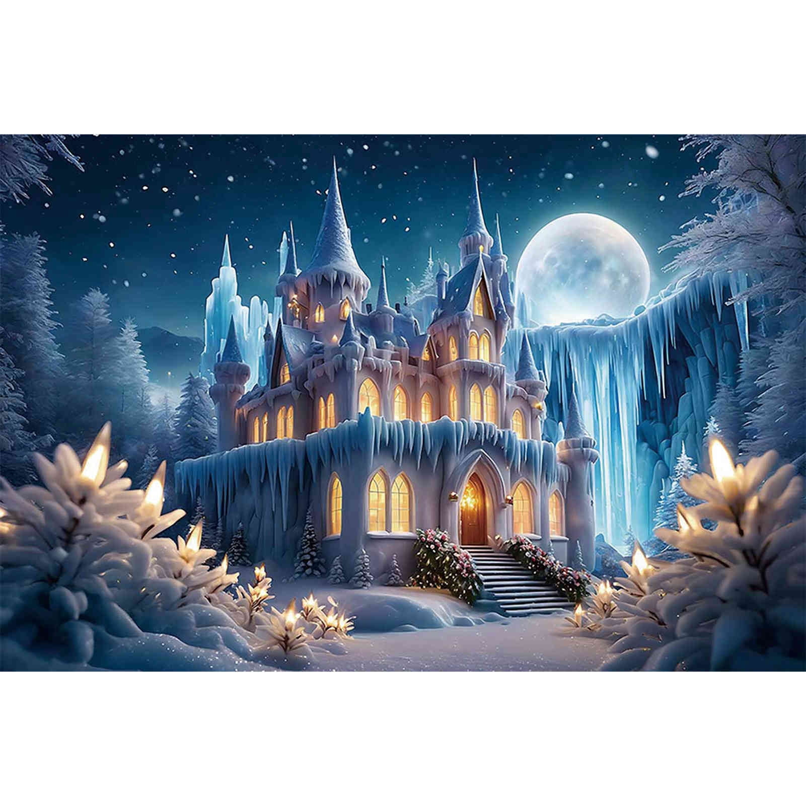 Birthday Fairy ss Castle Backdrop Child Party Studio Photography ...