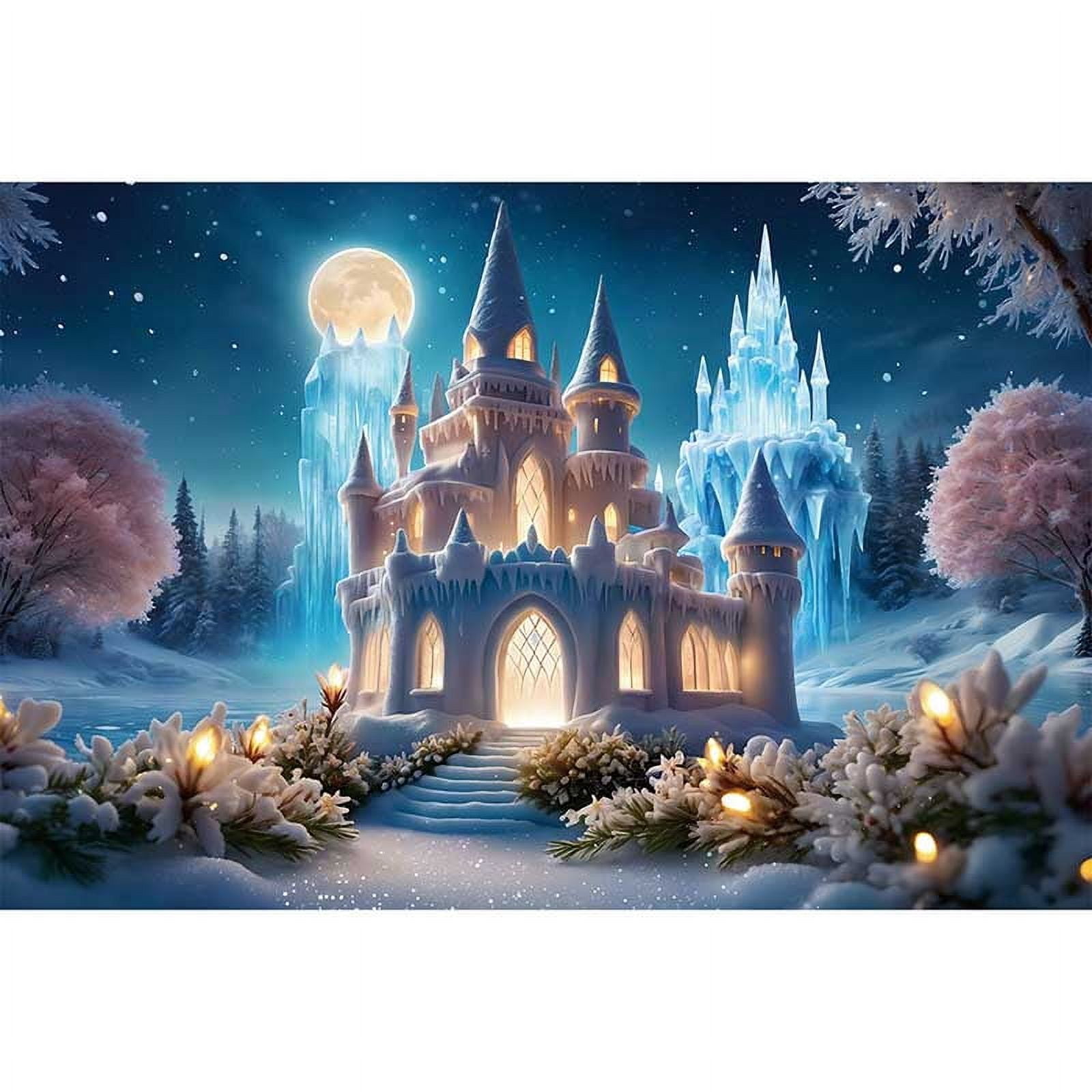 Birthday Fairy ss Castle Backdrop Child Party Studio Photography ...