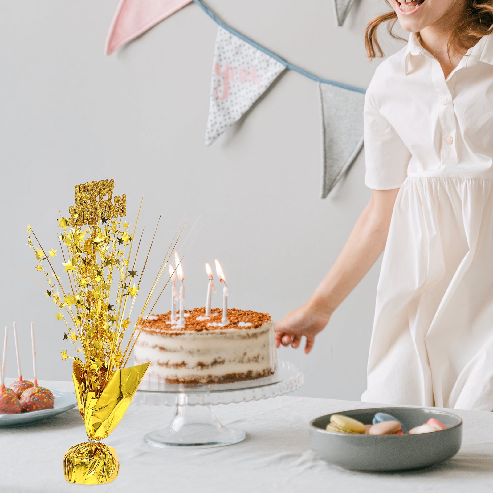 Birthday First Year Ornaments Wear-resistant Table Decor Decorations ...