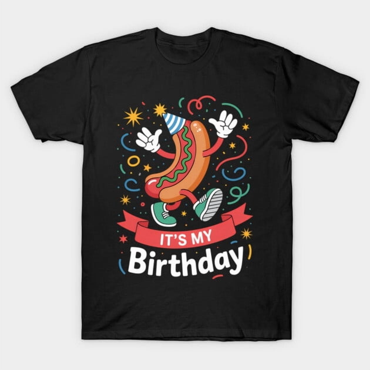 Birthday Funny Hot Dog Bday Party Weiner Sausage BBQ Grill Master ...