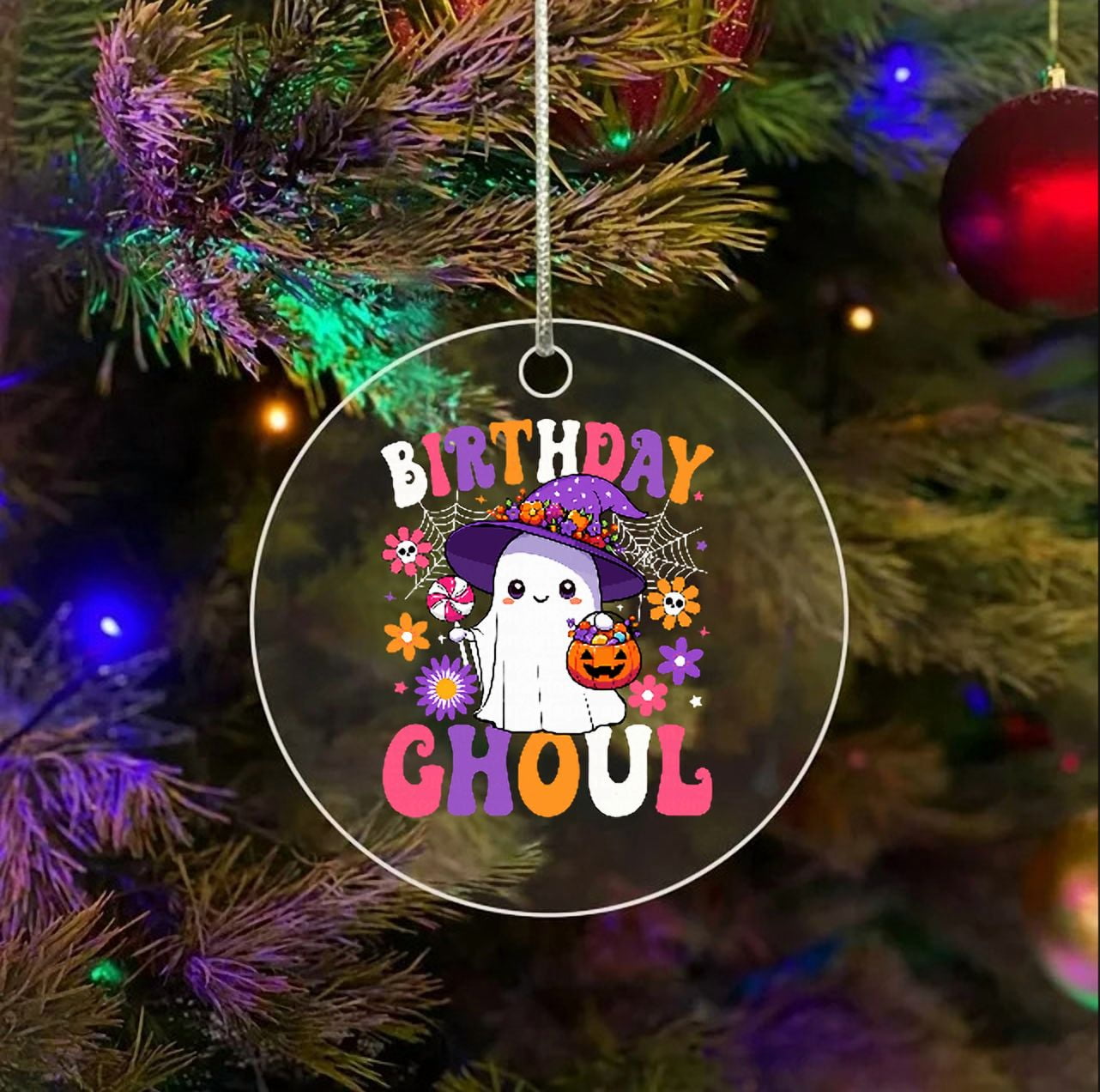Birthday Ghoul Anniversary Birthday Ghost Ornament, Home Decoration ...