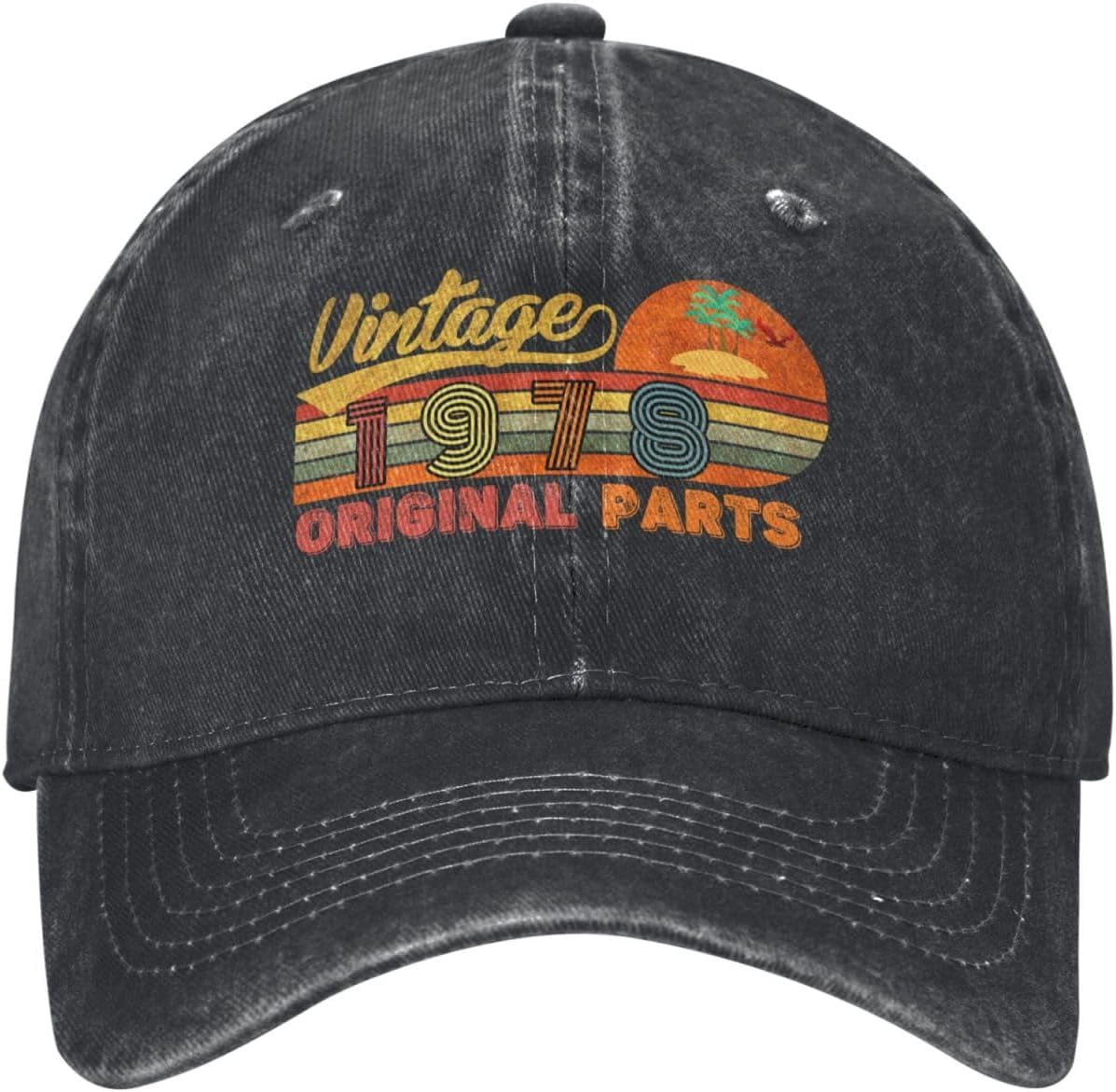 Birthday Gift 44th Vintage 1978 Original Parts Baseball Caps Vintage ...