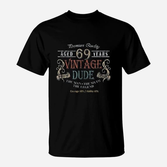 Birthday Gift 69 Years Age TShirt - Walmart.com