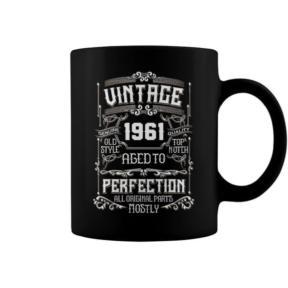 Birthday Gift Aged To Perfection All Original Parts Coffee Mugs ...