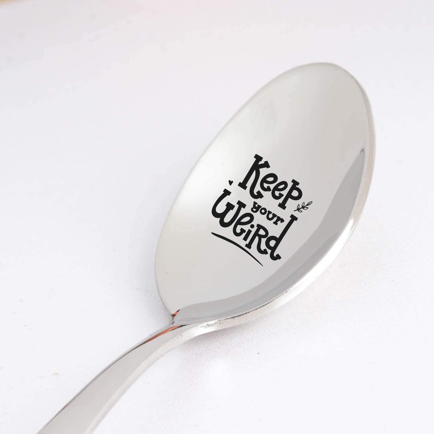 Birthday Gift for Bestfriend - Keep Your Weird Spoon Gift for Bff | Funny Gift Idea for Husband ...