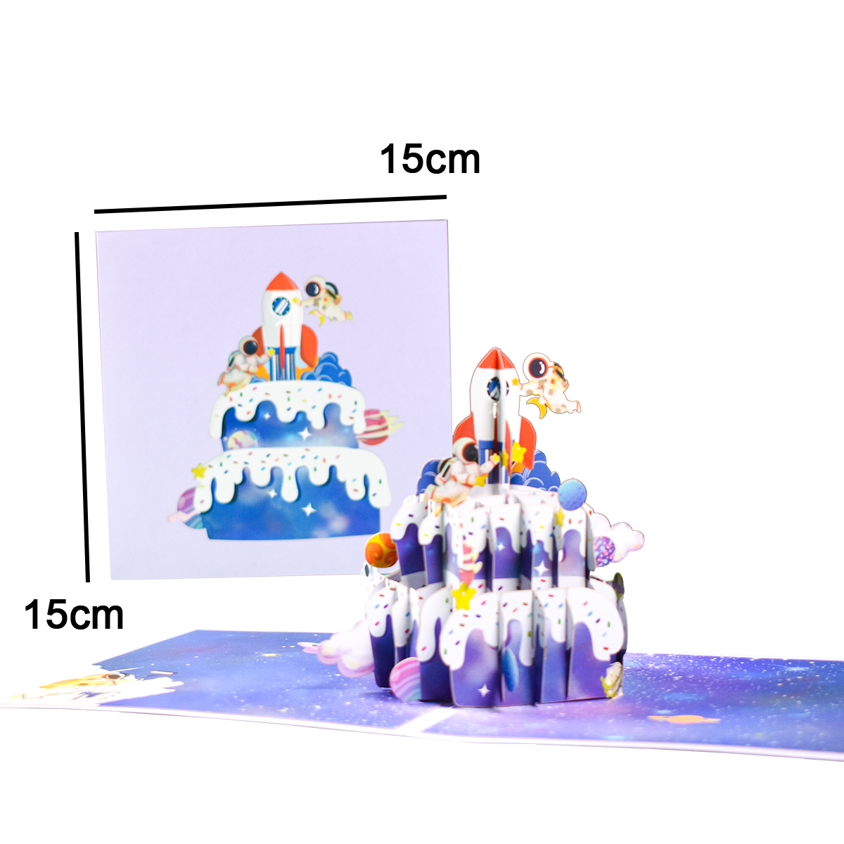 Birthday Gift Card, Pop Up Greeting Cards for Kids, Business Wife ...