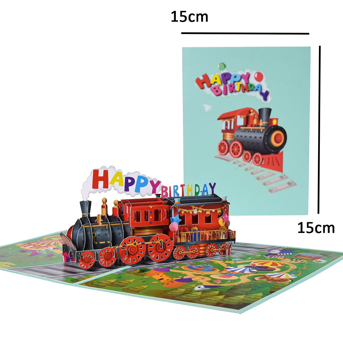 Birthday Gift Card, Pop Up Greeting Cards for Kids, Business Wife ...