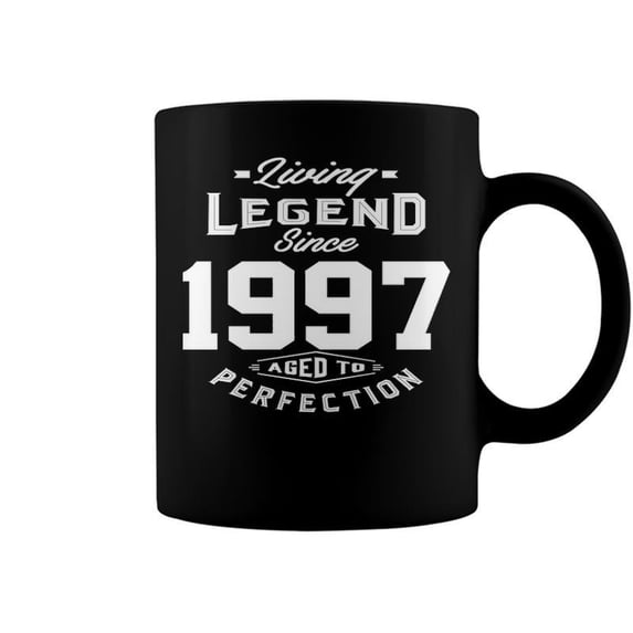 Birthday Gift Living Legend Since Aged To Perfection Coffee Mugs ...