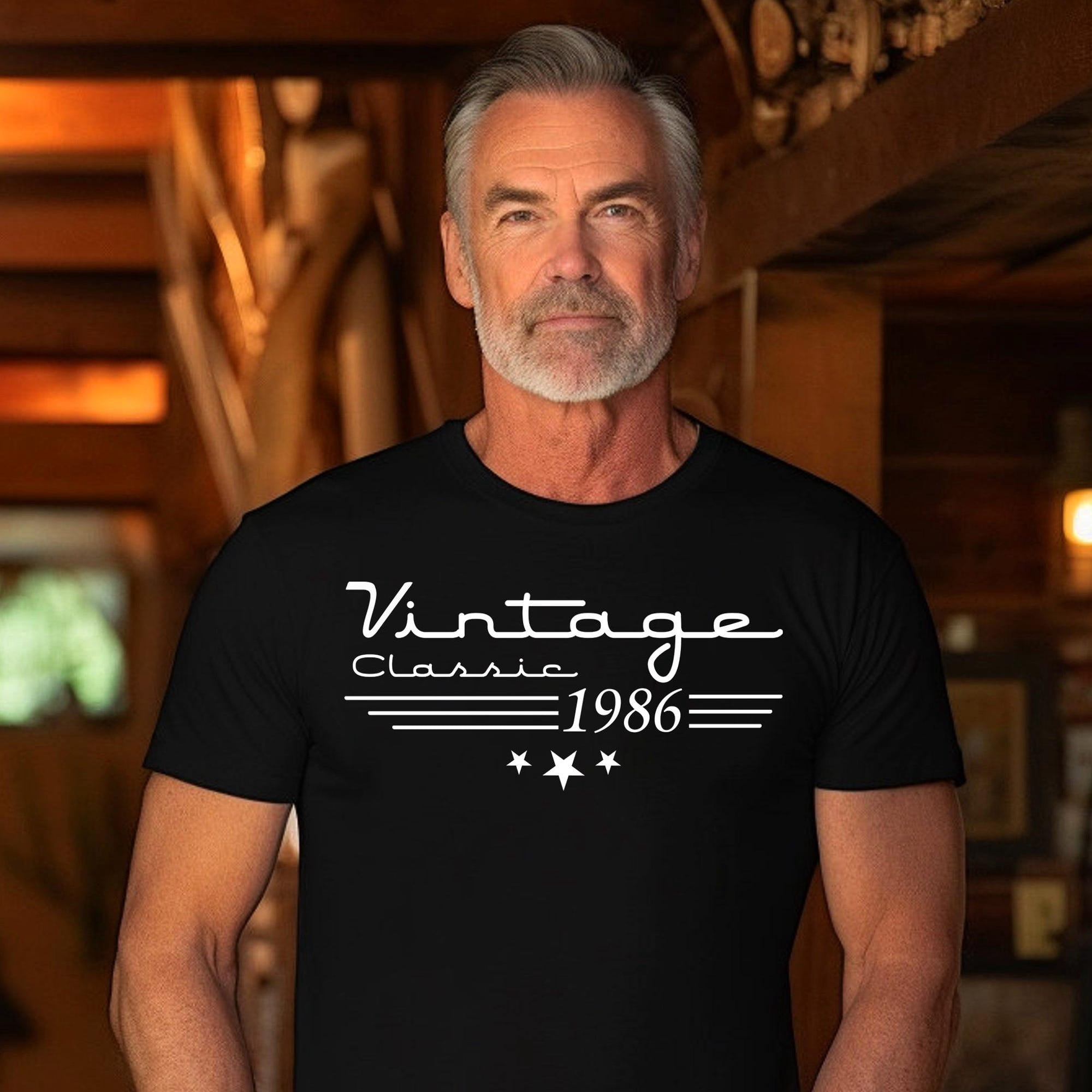 Birthday Gift Shirt Retro Classic 40th Birthday Shirt for Men and Women ...