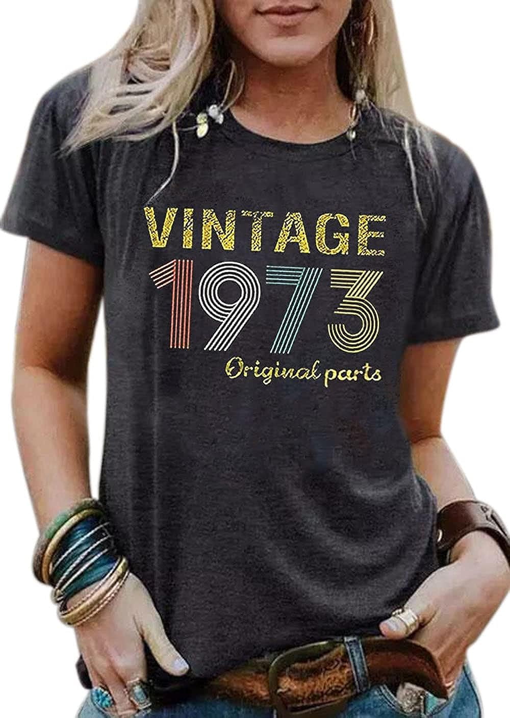 Customer reviews for Birthday Gift Shirts Vintage 1973 Original Parts ...