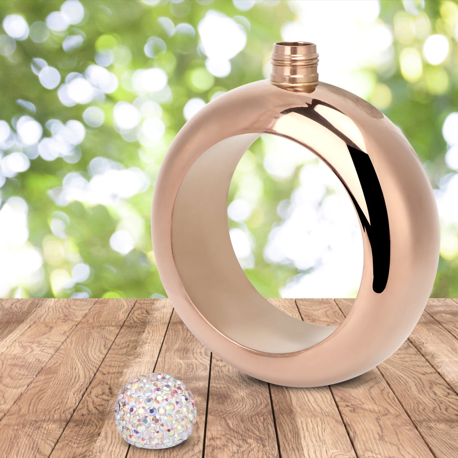 Birthday Gift Super-sealable Bracelet Bangle Flask, Stainless Steel ...