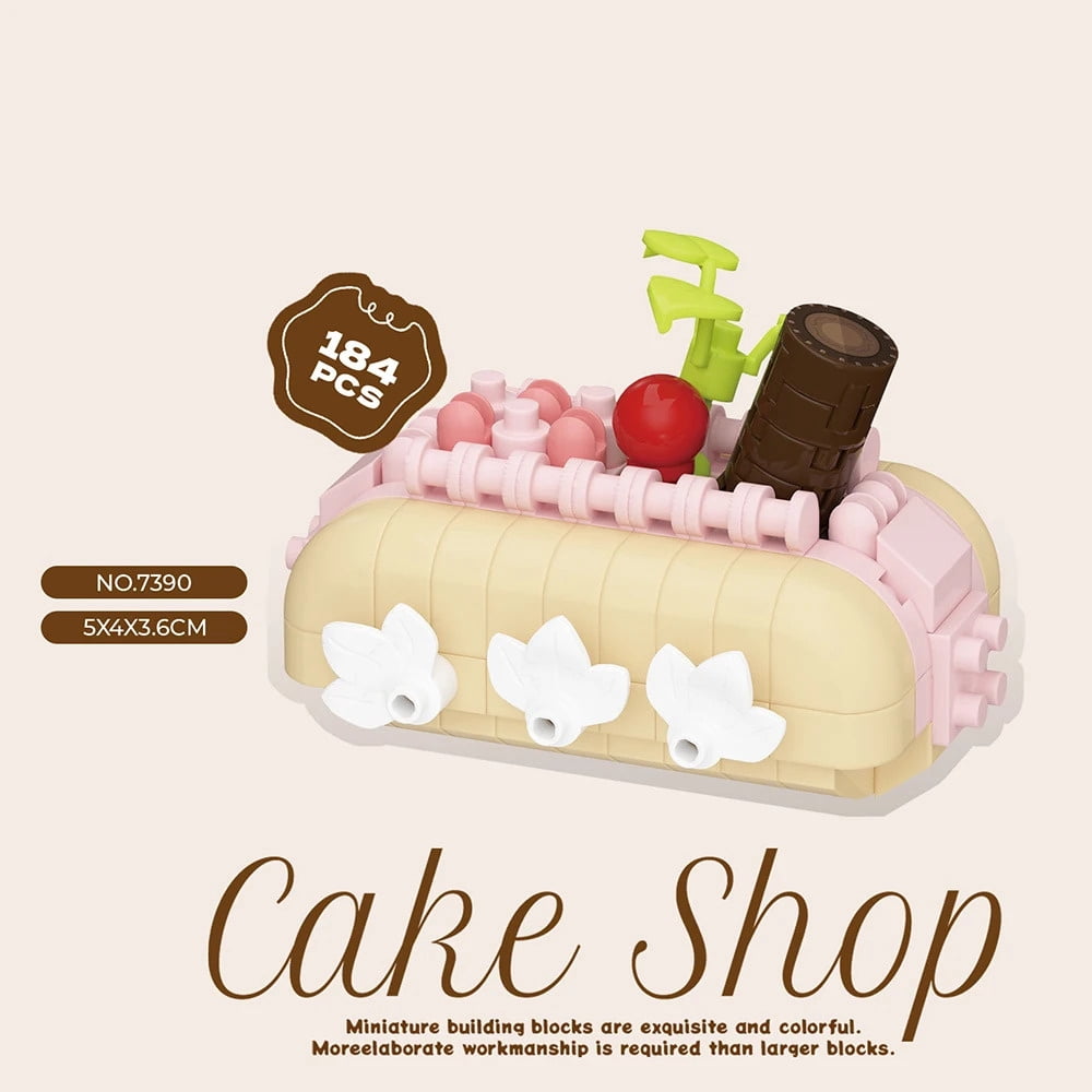Birthday Gifts DIY Mini Cake Decorations Kids Building Blocks Toys Mini ...