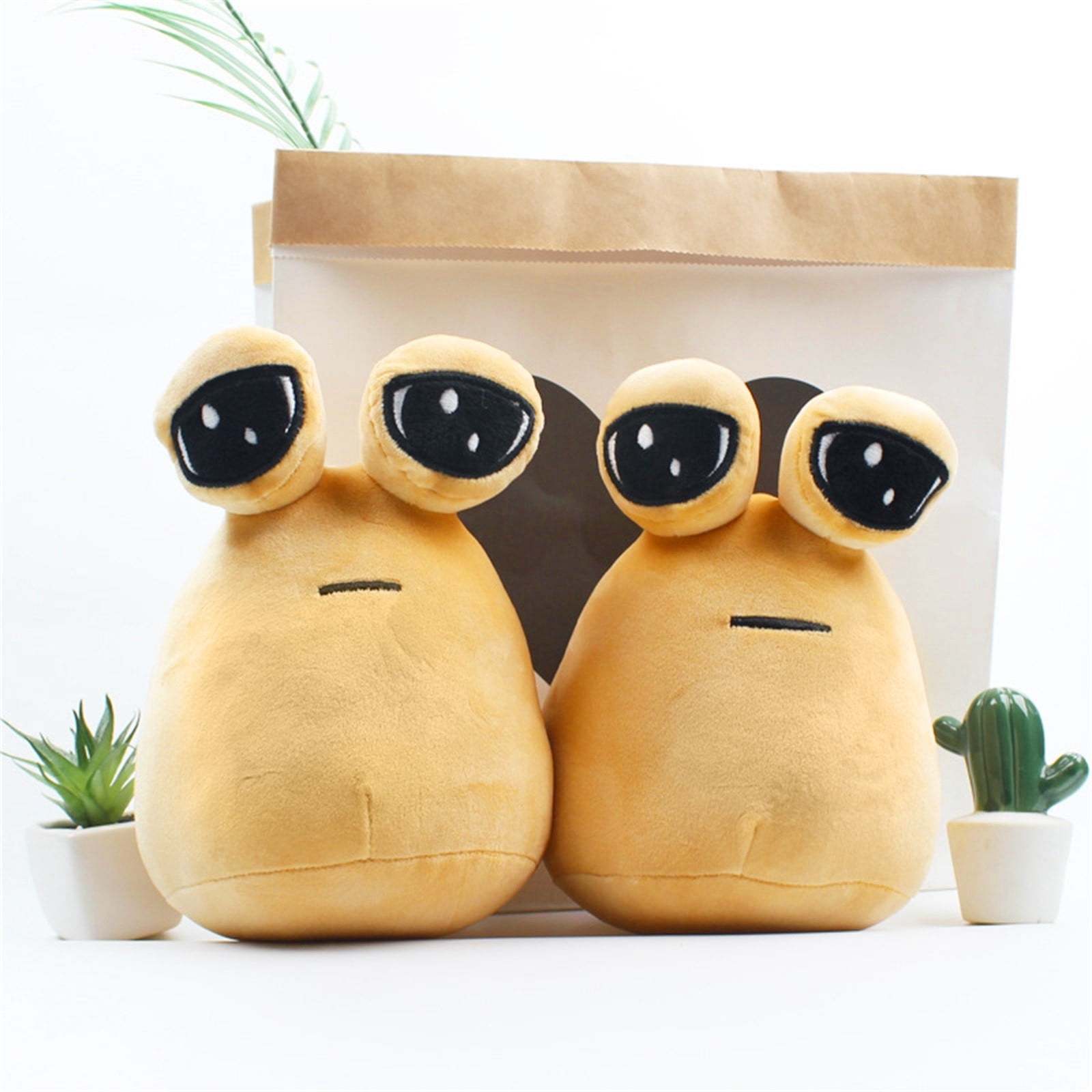 Pou Plush,Alien Pou Plush Toy,Kawaii Alien Stuffed Plush Doll Game ...