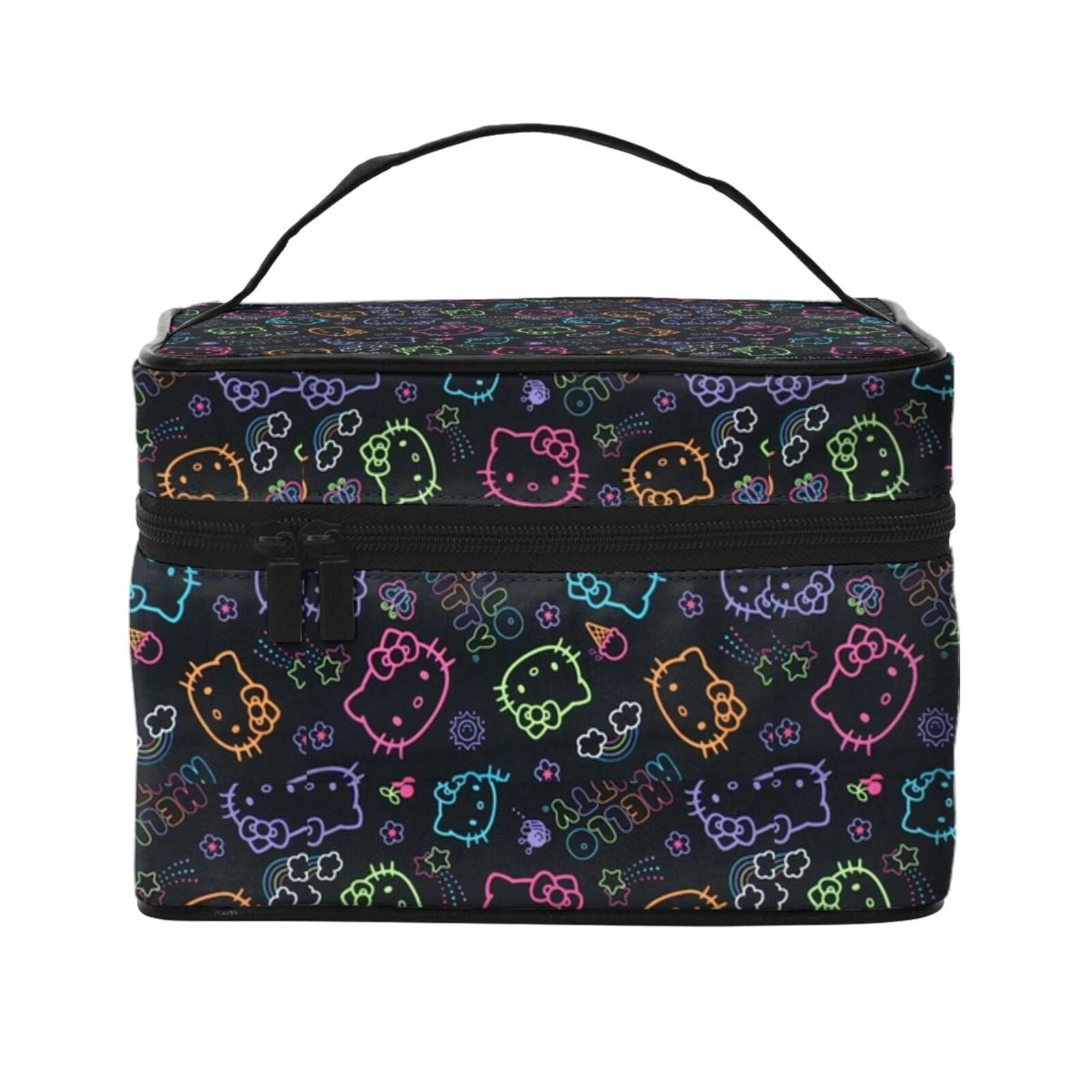 Birthday Gifts for Women,Luminous Hello Kitty Makeup Bag,Travel Bag ...