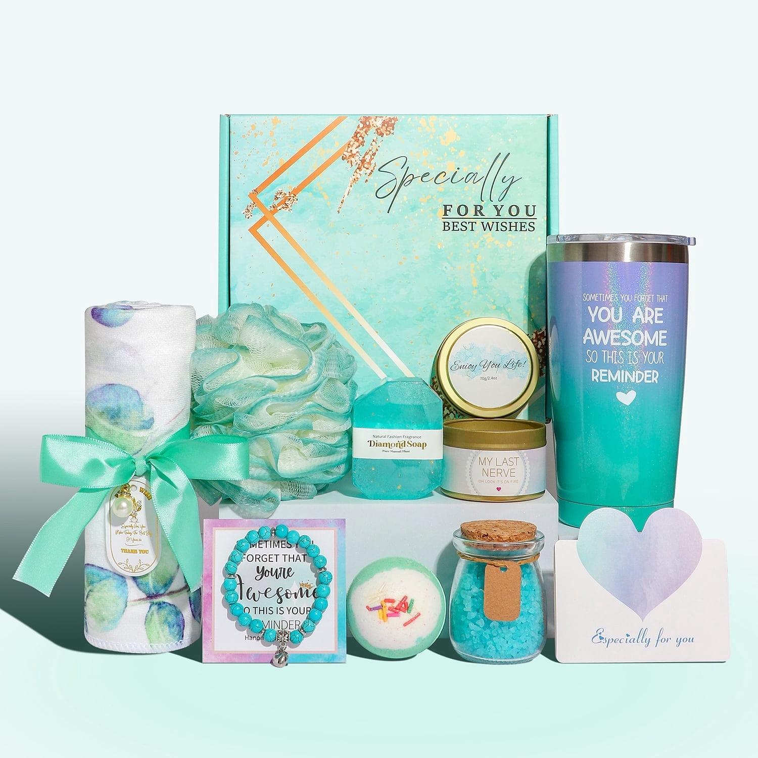 Birthday Gifts for Women, Self Care Get Well Soon Gift Baskets for ...
