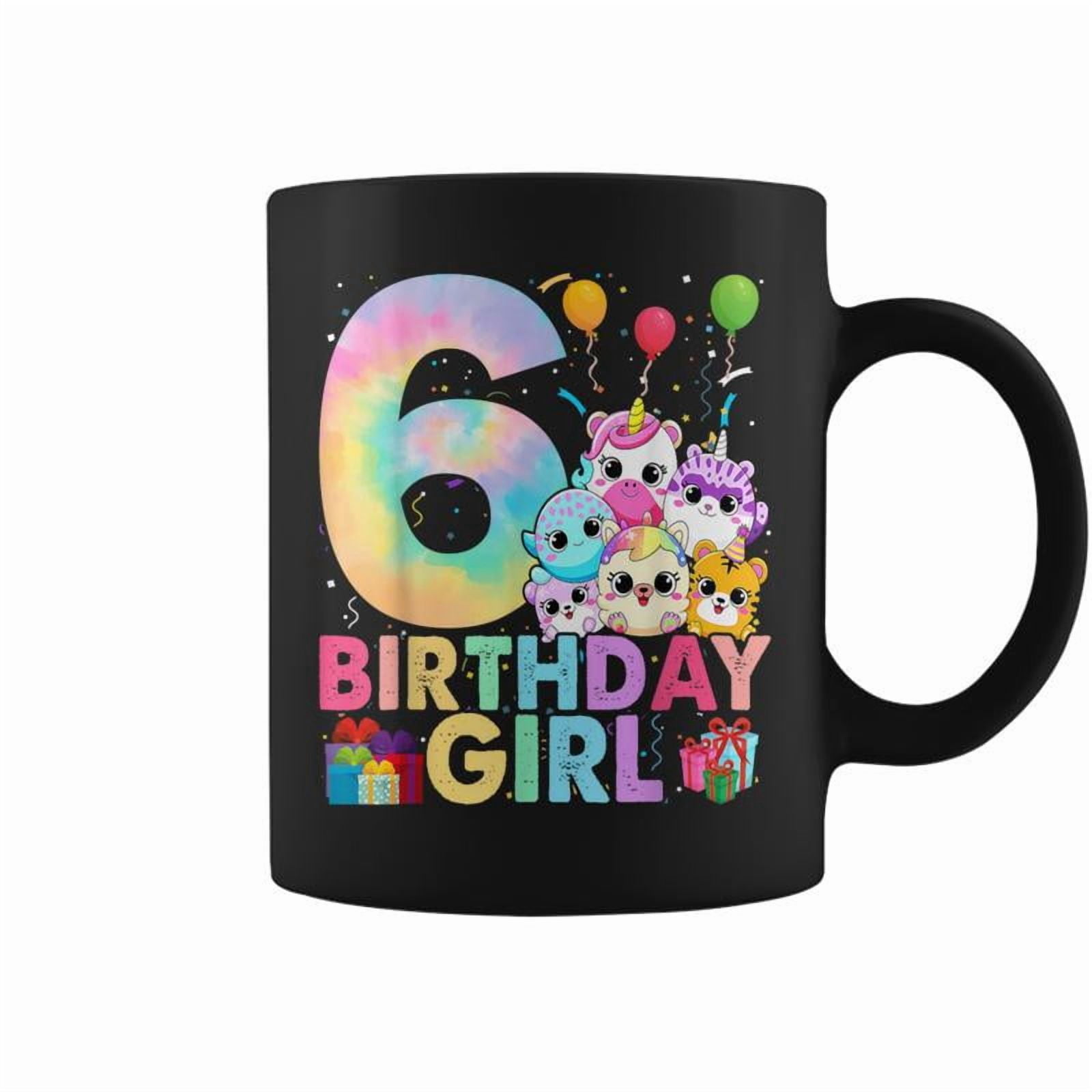 Birthday Girl 6Th Birthday Squish Squad Mallow Coffee Mug - Walmart.com
