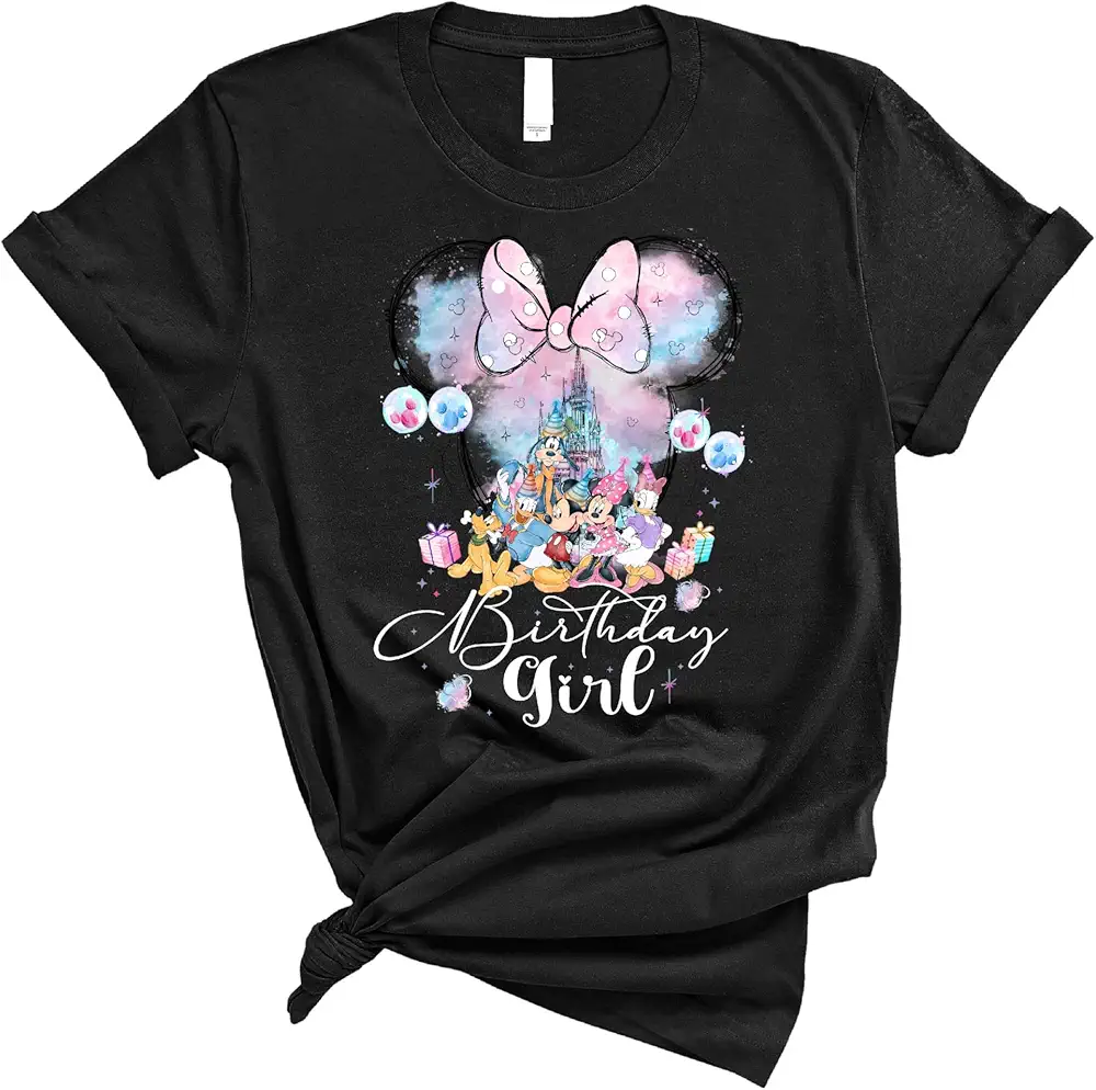 Birthday Girl Cute Princess Theme Party Outfit Apparel T-Shirt Z10019 ...