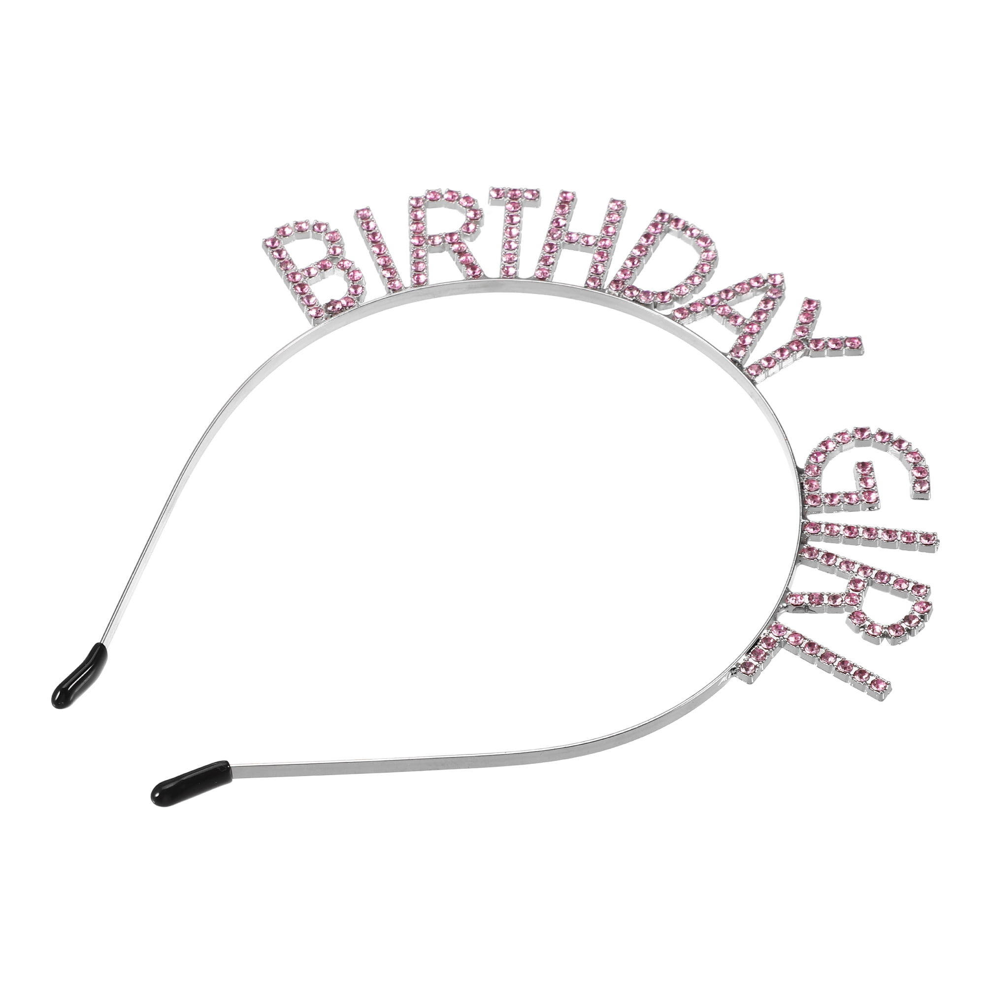 Birthday Girl Headband Tiara for Women Girl Rhinestone Happy Birthday ...