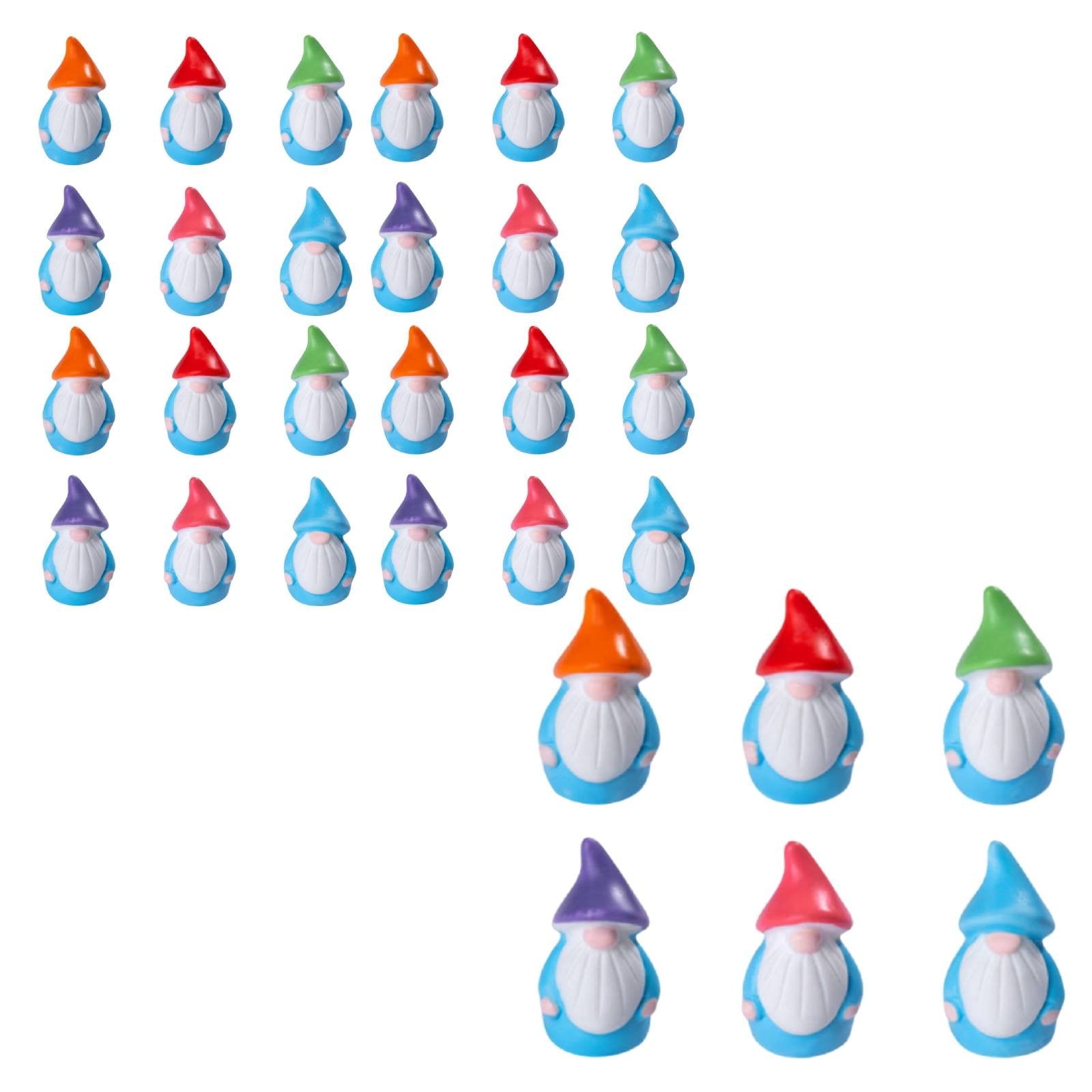Birthday Gnomes, Mini Gnomes, 30 Pcs Rubber Gnomes Squeak and Floating Rubber Bath Toy, Kids ...