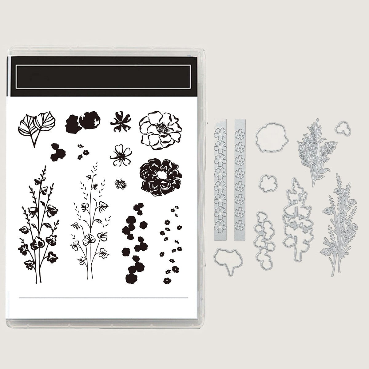 Birthday & Greeting Card DIY Kit Transparent Stamp Metal Cutter For ...