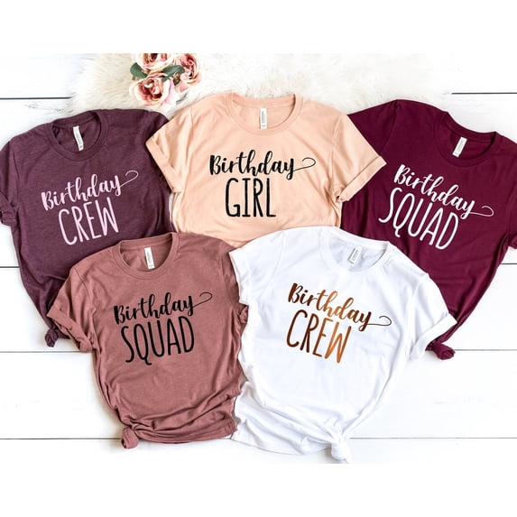 Birthday Group Shirts Birthday Crew Shirts Birthday Squad Shirts I am ...