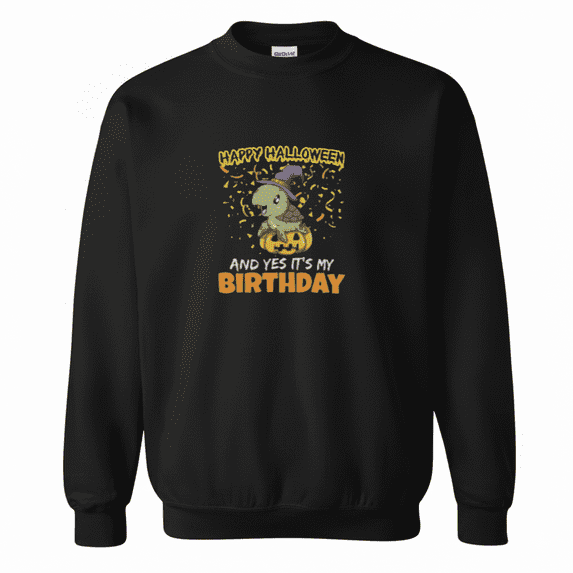 Birthday Halloween Fun Costume Party Quote Cozy Cartoon Sweatshirt, up ...