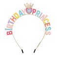 Birthday Headband Princess Crown for Women Girls Birthday Crown Tiara ...