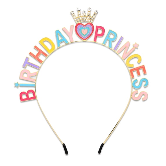 Birthday Headband Princess Crown for Women Girls Birthday Crown Tiara ...