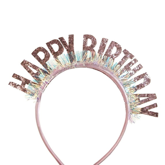 Birthday Headband Visual Effect Dress-up Cloth Exquisite Party ...