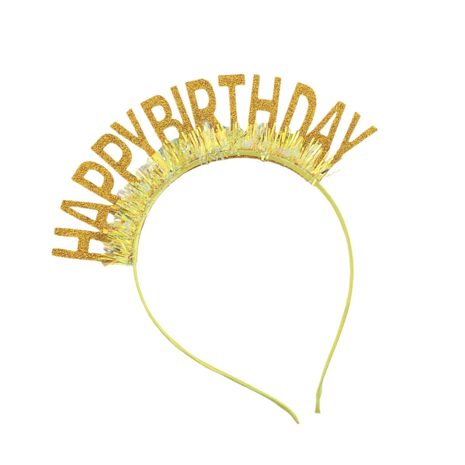Birthday Headband for Adults and Kids Happy Birthday Glitters Crowns ...