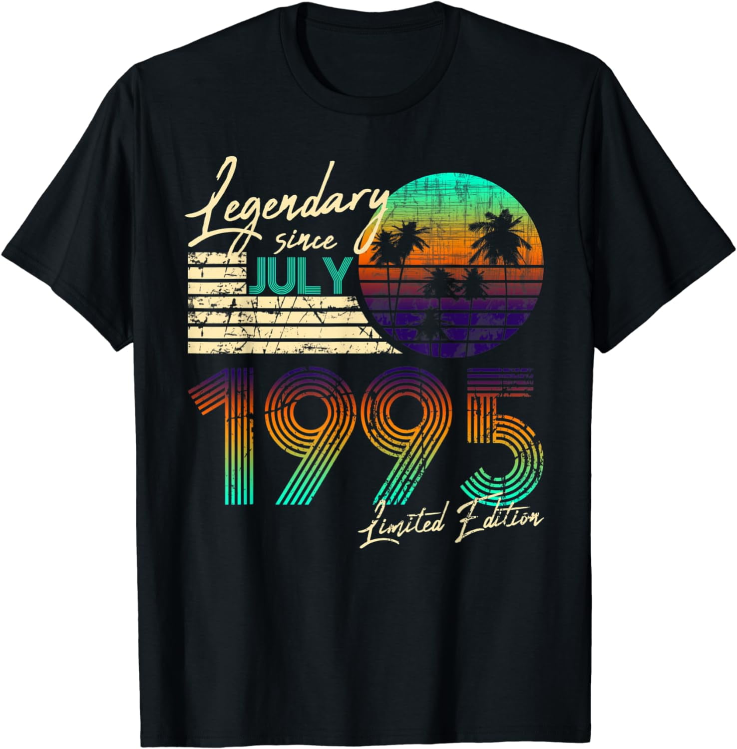 Birthday Legendary Since July 1995 T-Shirt - Walmart.com
