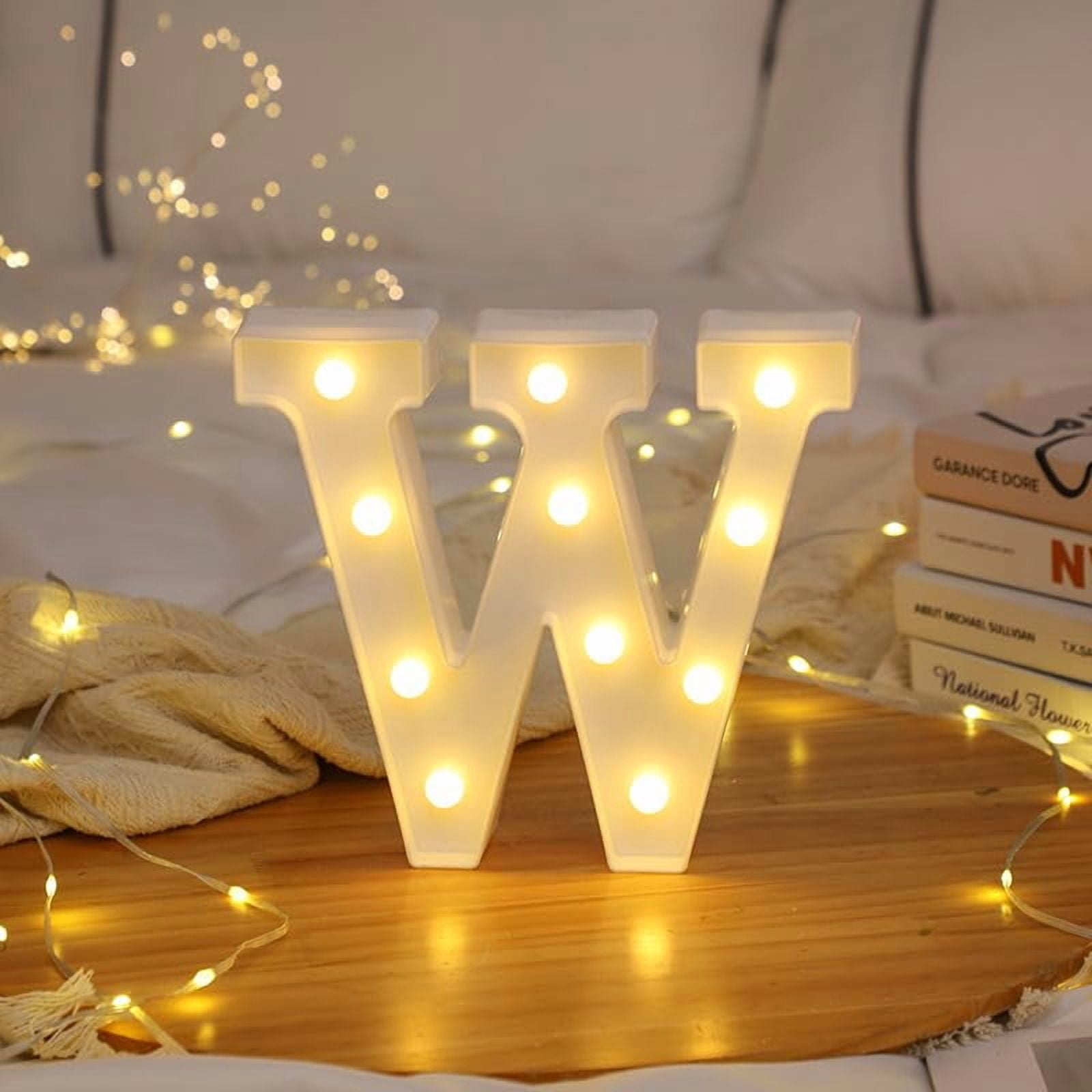 Birthday Letter Light-Light Up Letters-Battery Powered Light Up Letters ...